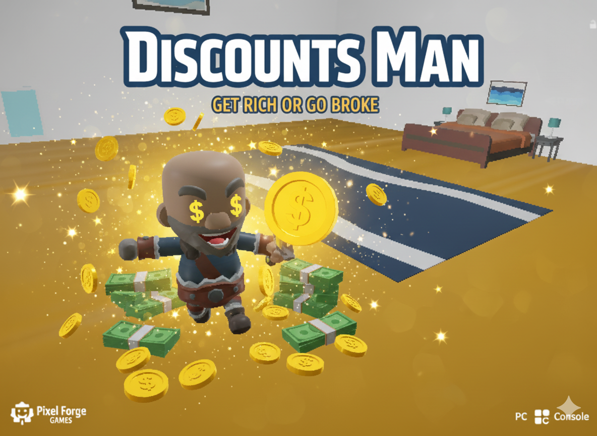 Rate Discounts man by O Tech for Sop GAME JAM - itch.io