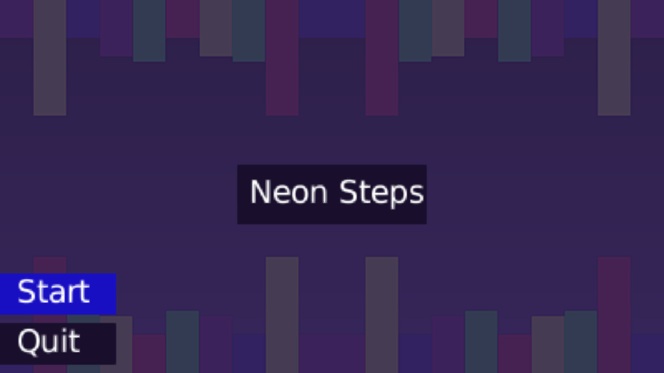 Neon Steps by HANITSER games for Sop GAME JAM - itch.io