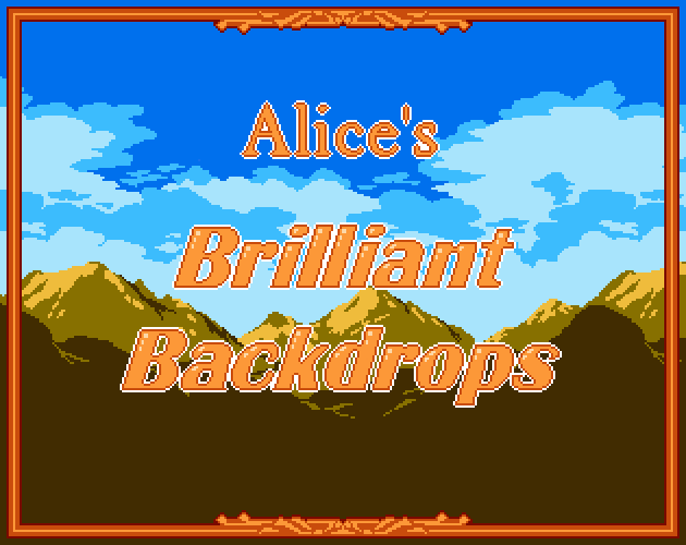 Alice's Brilliant Backdrops - 8-bit Background Assets by Alice Gristle