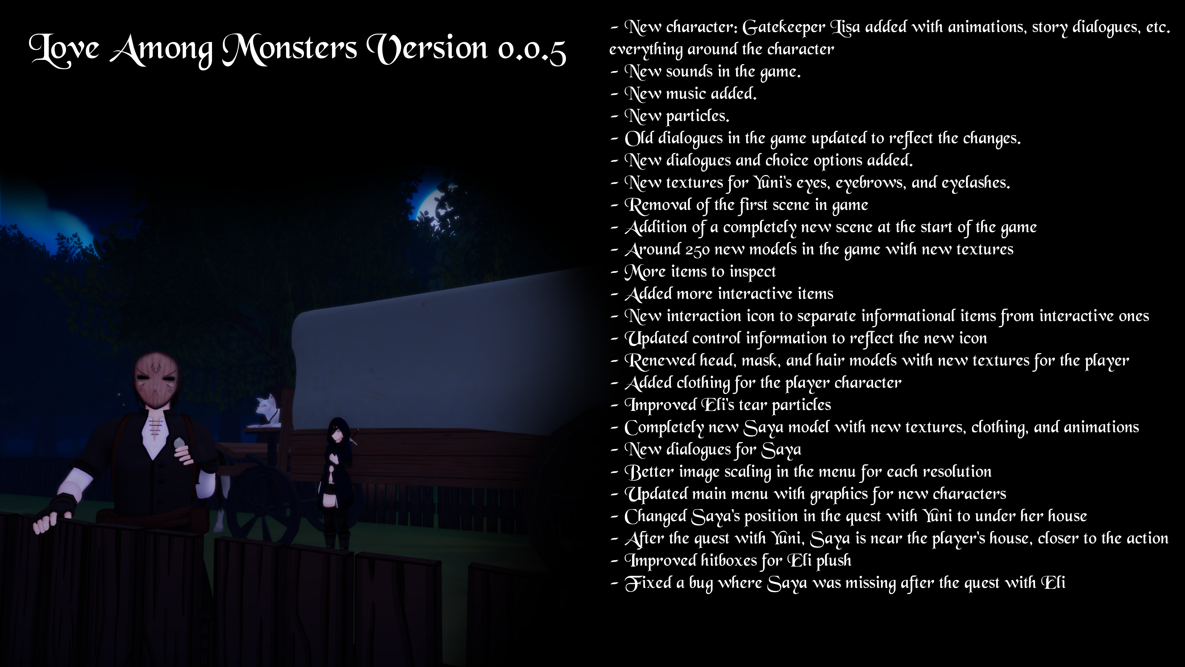 Version 0.0.5 is here! - Love Among Monsters by Ashen