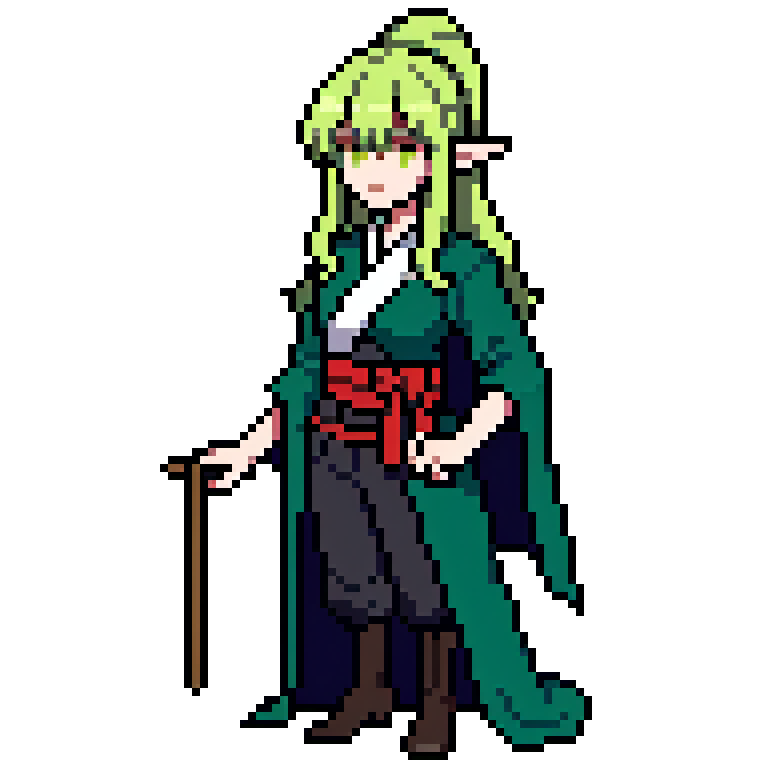 Free Pixel Art Pack – 3 Fantasy Characters by KePixelArt