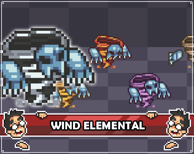 2D Pixel Art Wind Elemental Sprites by Elthen's Pixel Art Shop