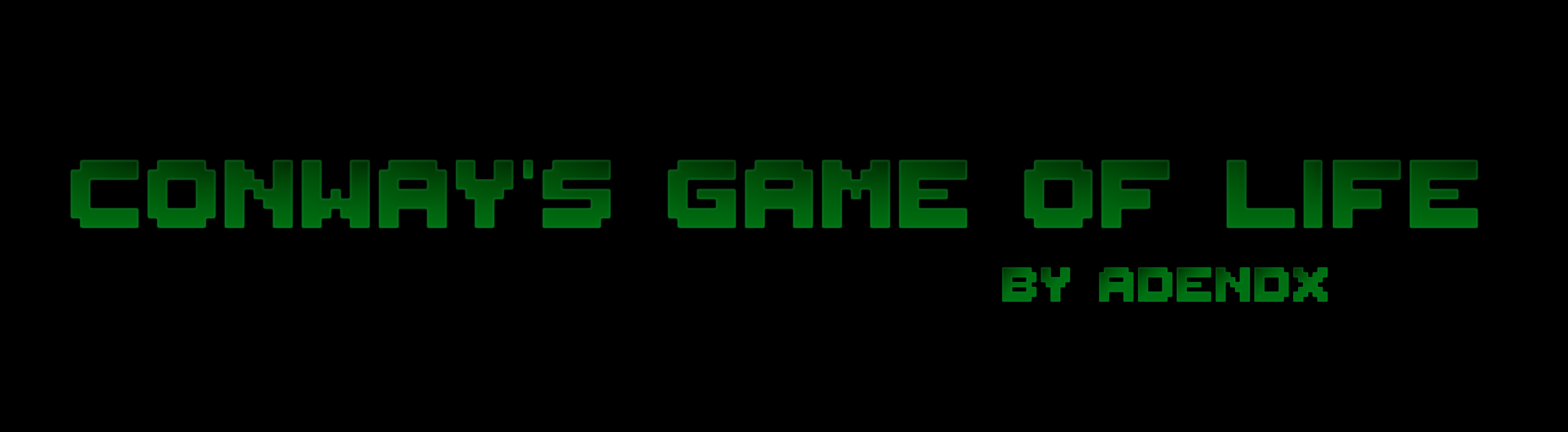 Conway's Game of Life by adendx