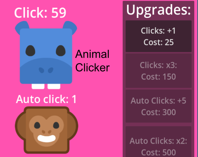 Animal Clicker by CryingOnion14