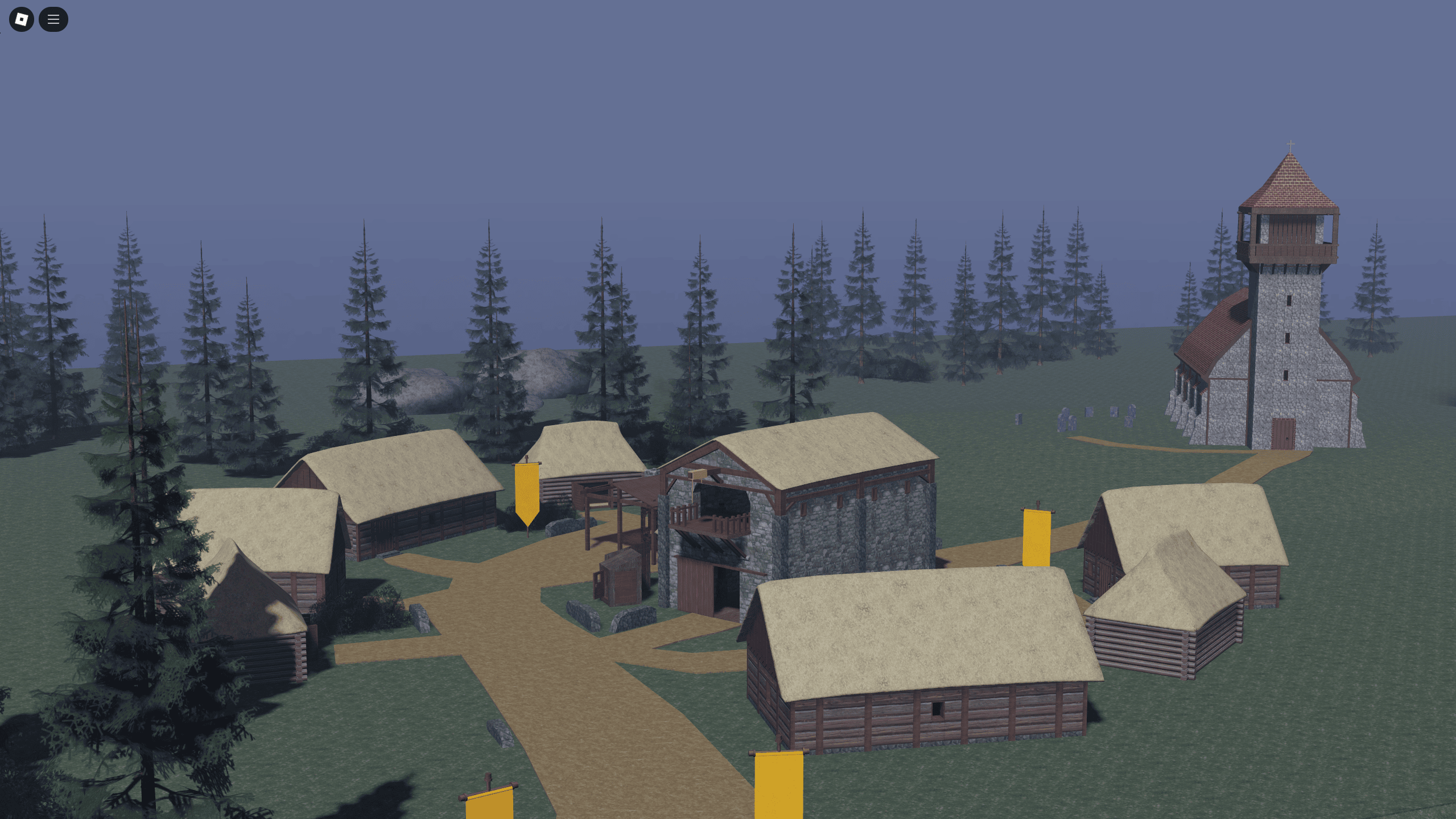Devlog - Roblox Medieval Village Map – 1300s River, Farmland & Compact ...