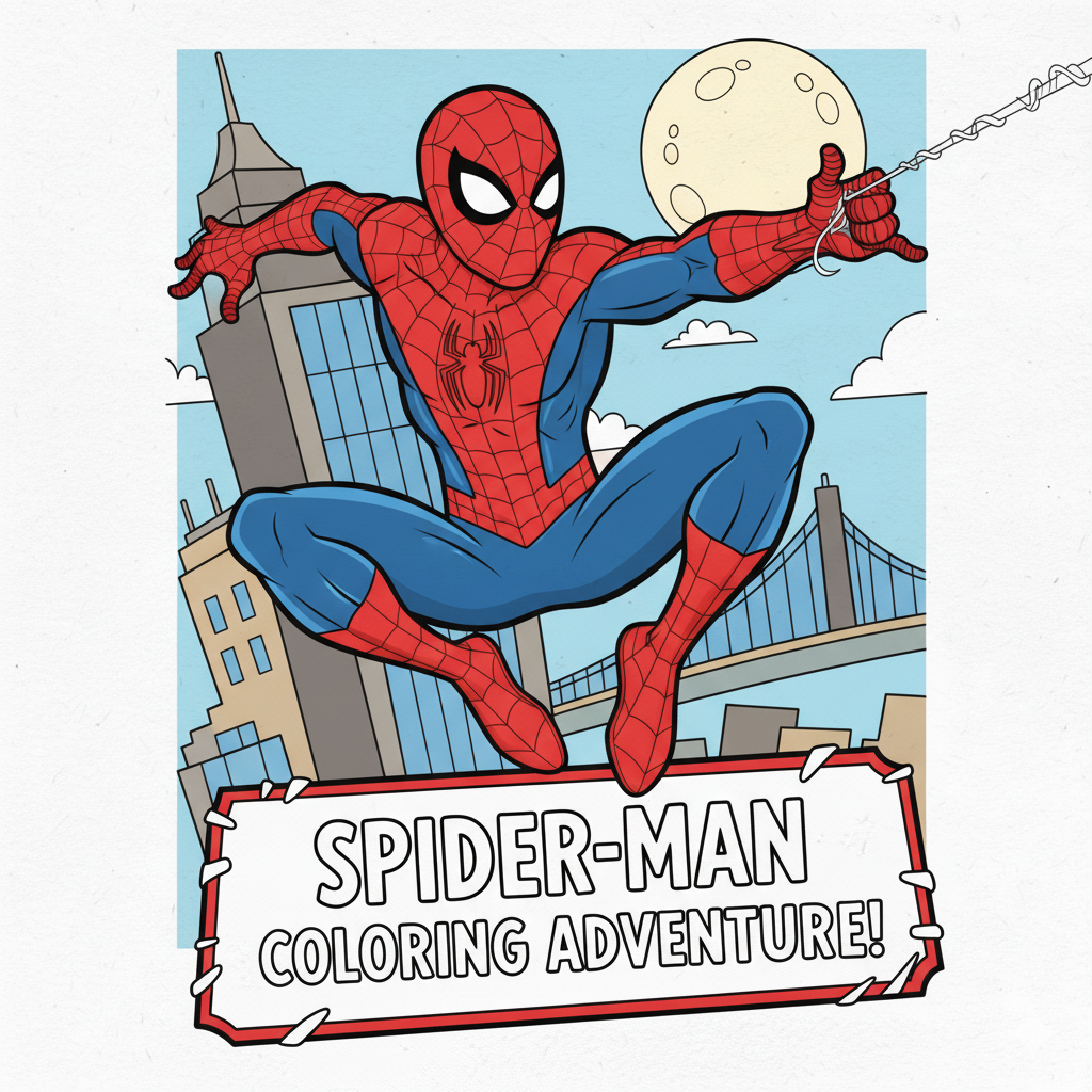 Digital Coloring Book for Kids – Fun & Easy Printable/Tablet Pages by ...