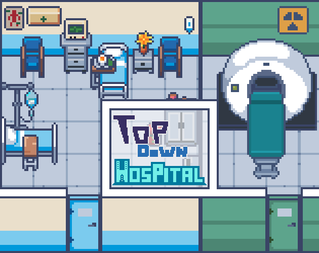 Top Down Hospital - Top-Down Hospital Pixel Pack [Free] by Soppycraft