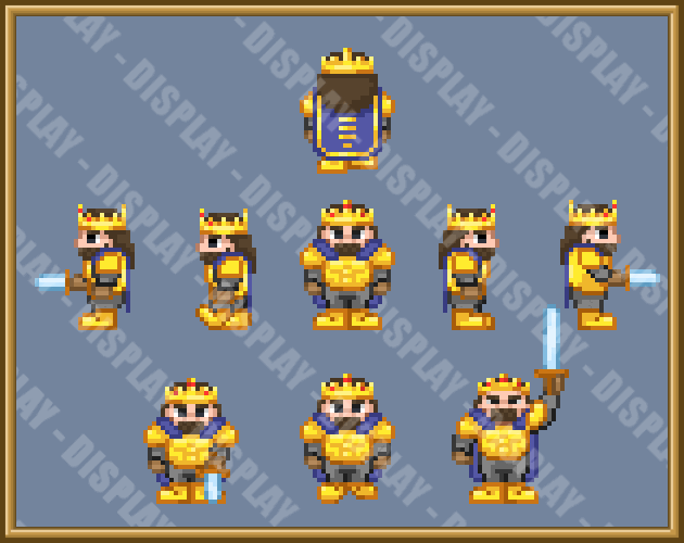 Soldier King || Pixel Asset Pack by Pop Shop Packs