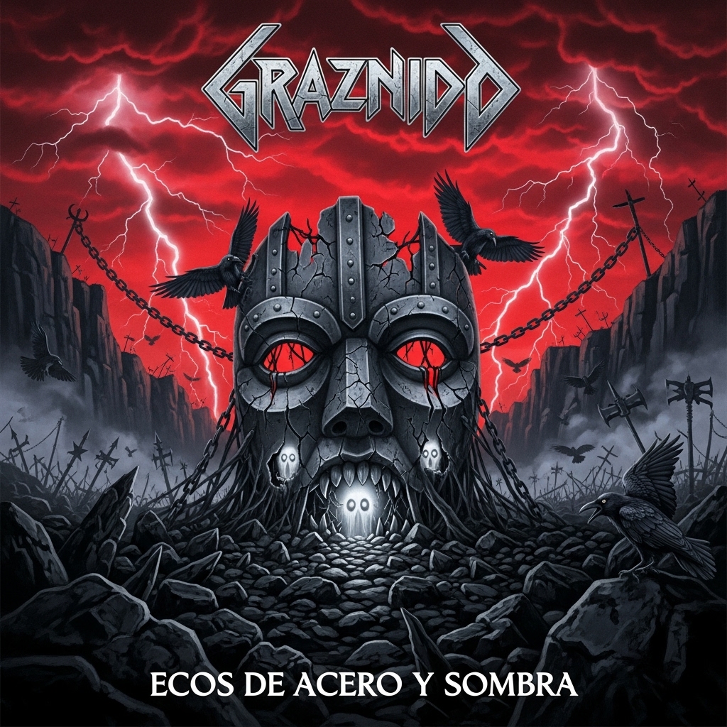 Graznido - Ecos de Acero y Sombra (2025, Album) by Metalgorithm