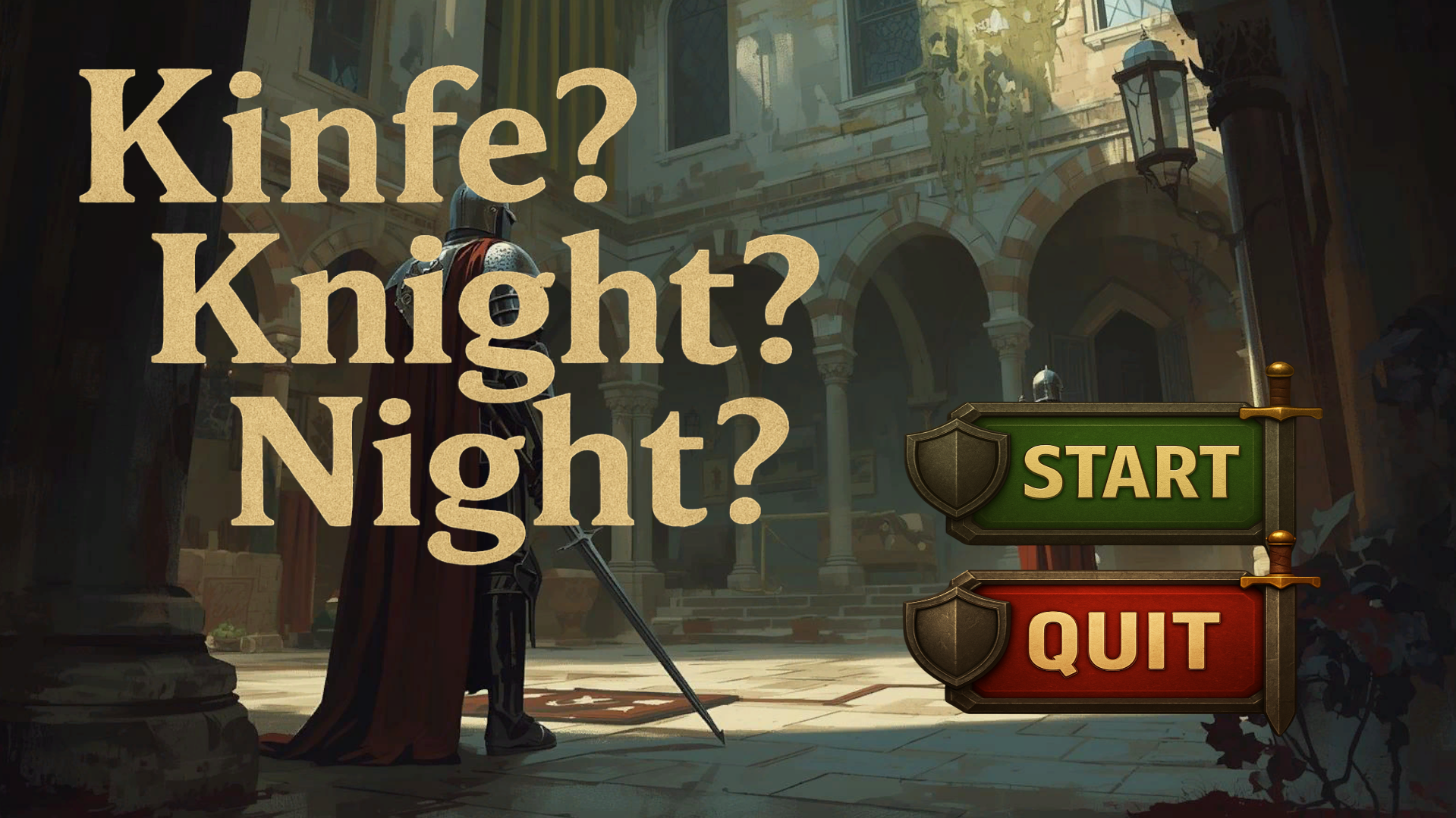 Knife Knight Night by Egotzilla