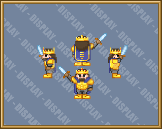 Soldier King || Pixel Asset Pack by Pop Shop Packs