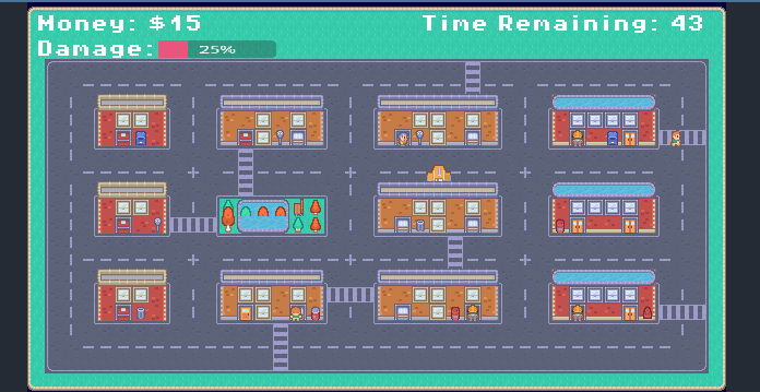 Taxi Dash by jam_mack46 for Trijam #339: The 3 hour game jam - itch.io