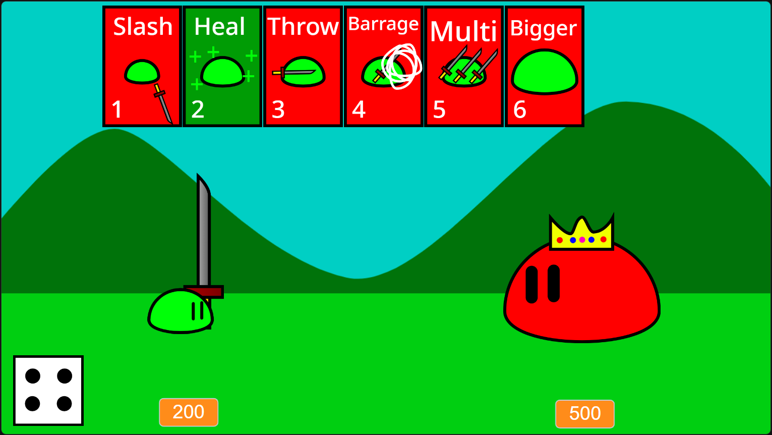 Defeat the slime boss by SnakeKendyW