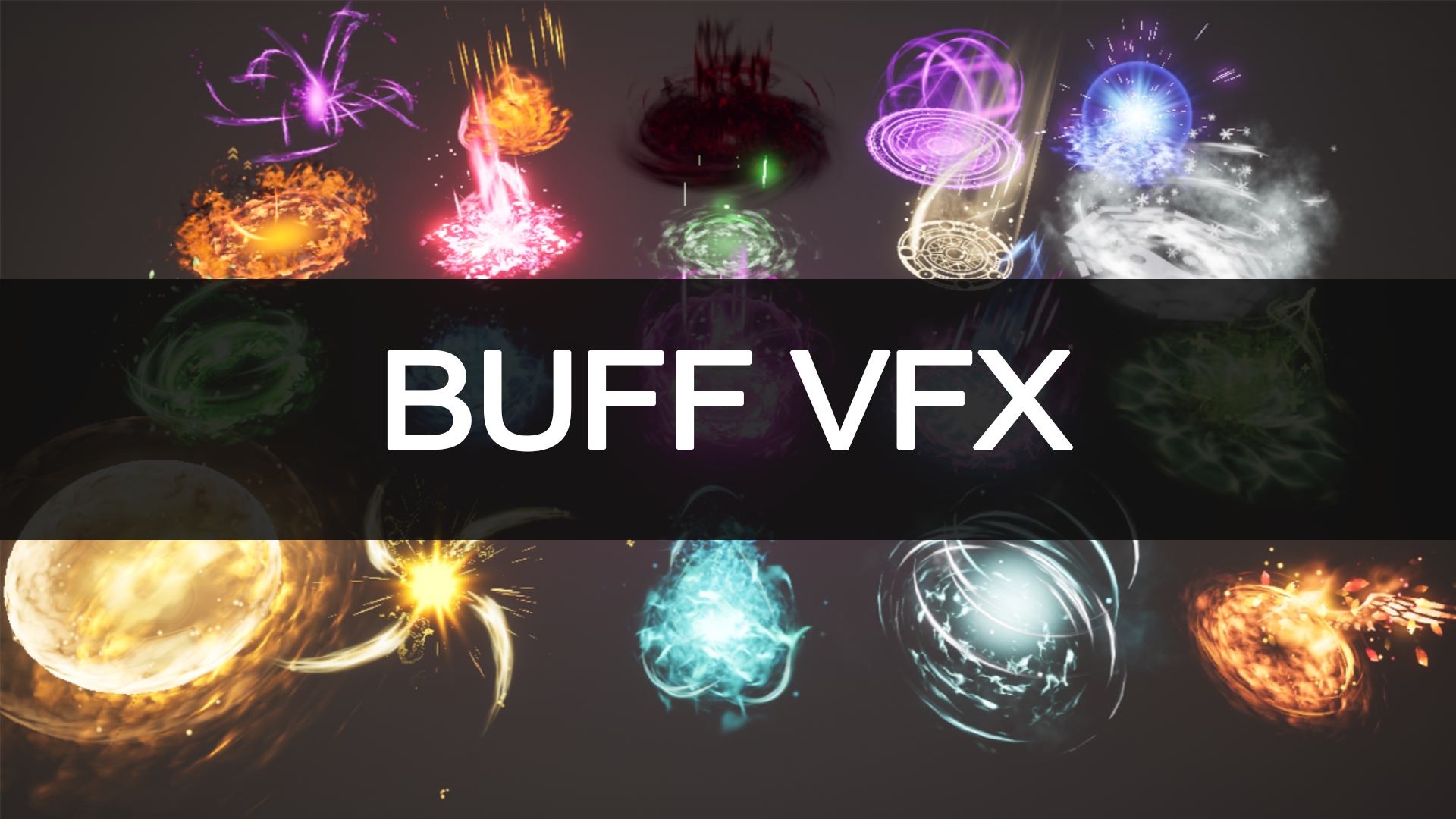 Unreal Engine Niagara - Buff VFX by kcstudio.asia