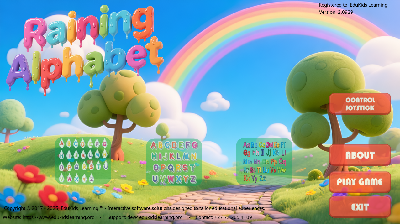 ABC - Raining Alphabet by EduKidsLearning