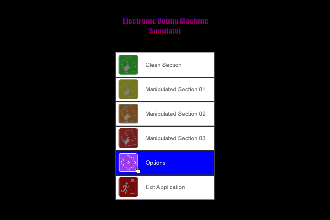 Electronic Voting Machine Simulator by Ninetales Studios