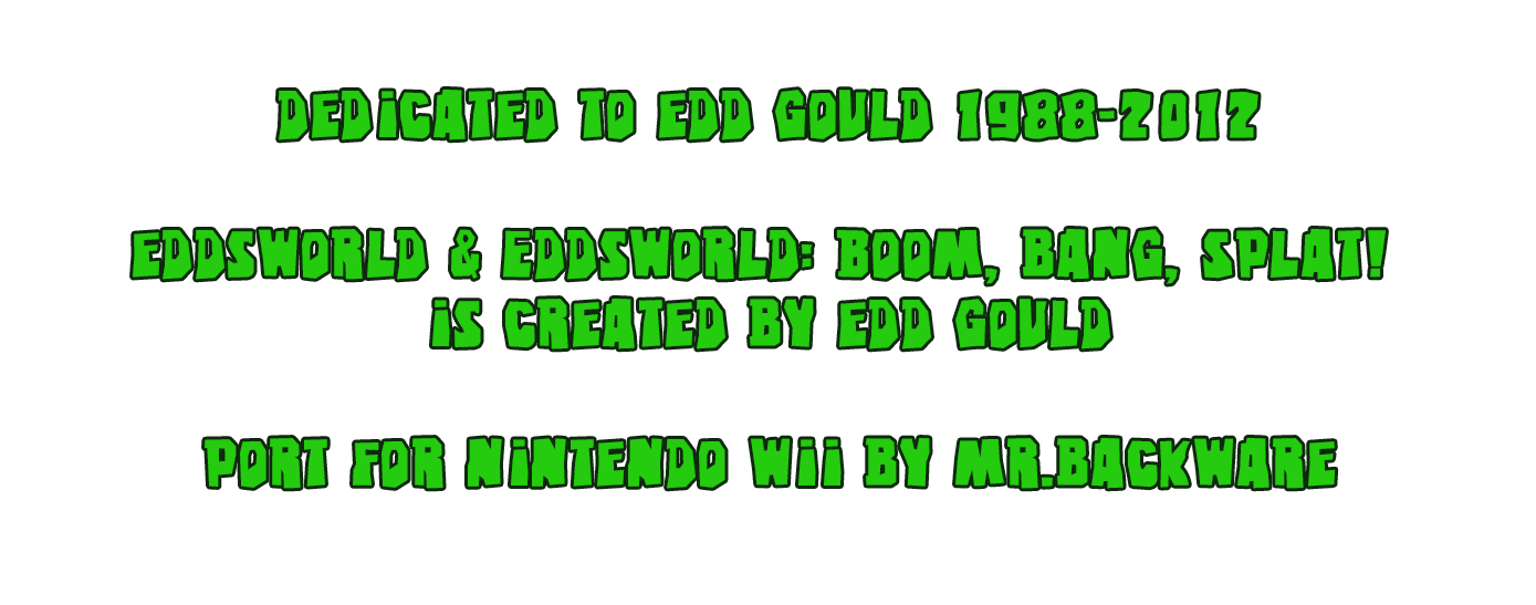 Eddsworld - Bang, Boom, Splat! (Nintendo Wii) by Mr.Backware™