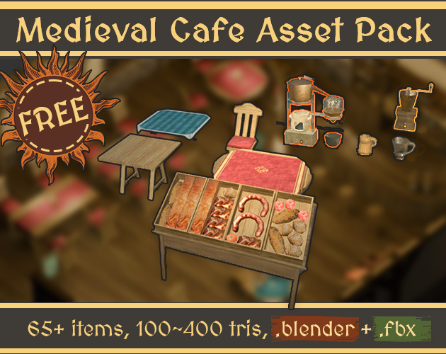 Medieval Café Asset Pack (Free) by Syntaxes of Play