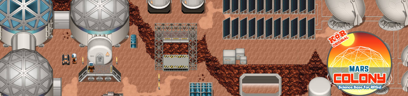 KR Mars Colony Tileset for RPGs by Kokoro Reflections