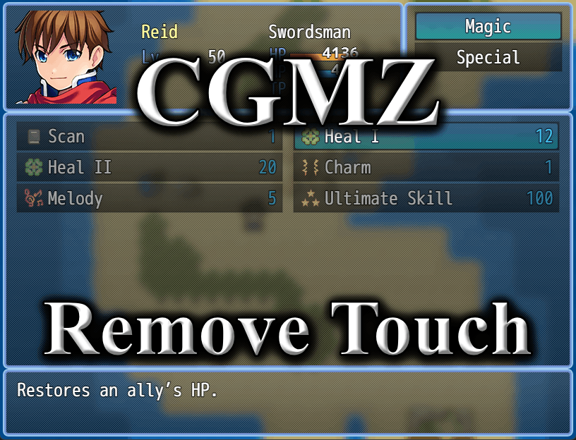 [CGMZ] Remove Touch for RPG Maker MZ by Casper Gaming