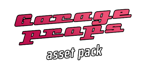 Garage props asset pack by James Dadema