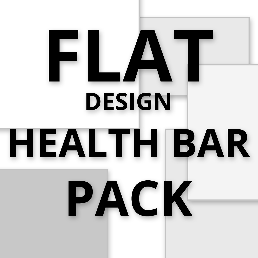 Flat Design Health Bar Pack by Abstergo Design