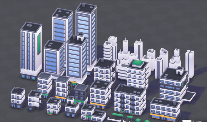 Mega Modular City-Building Assets – Unity/Unreal/Godot by THE $torm