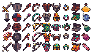 Pixel Art Assets Pack – RPG (16x16) by Pixels2