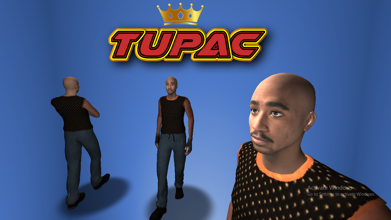 2PAC 3d Model Animated by nilefox717
