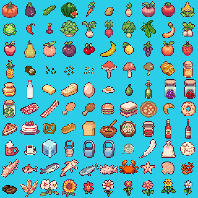 100+ Pixel Art Farm Asset Pack | Pixel Art Farm Asset Pack Fundraising ...
