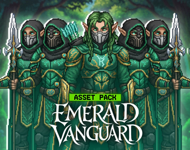 5 Fantasy RPG Elf Pixel Art - Faction NPC Pack by LunaScript