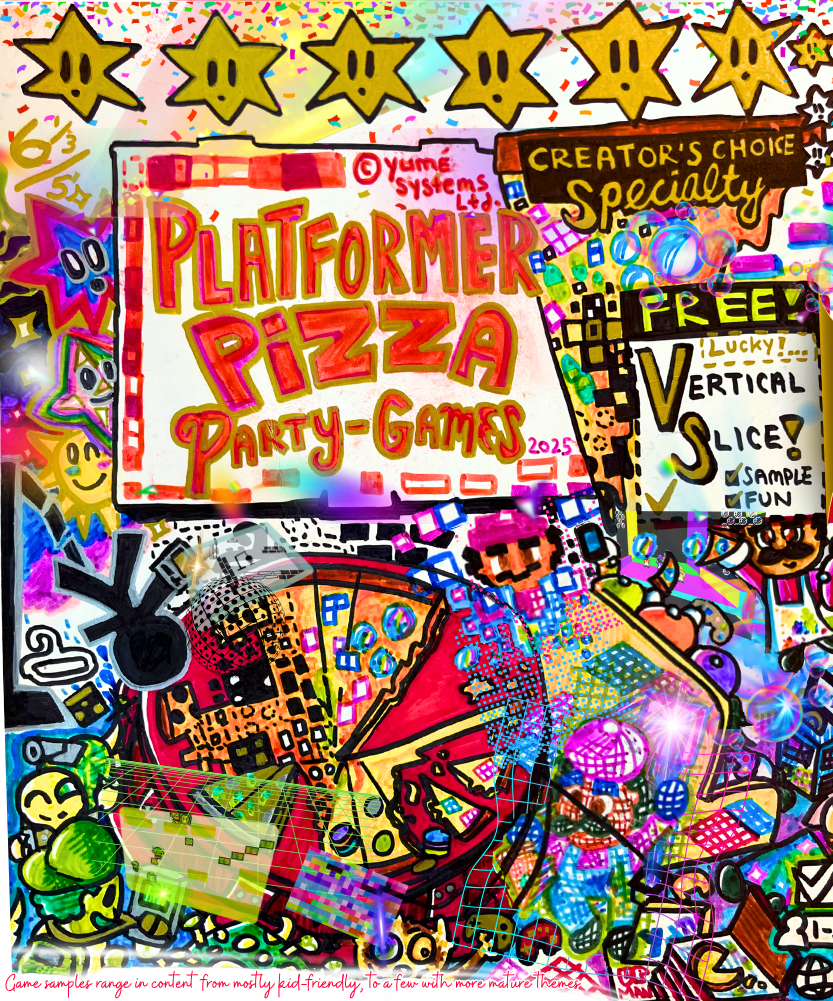 Platformer Pizza Party-Games 🍕 by Yumé Systems Ltd.