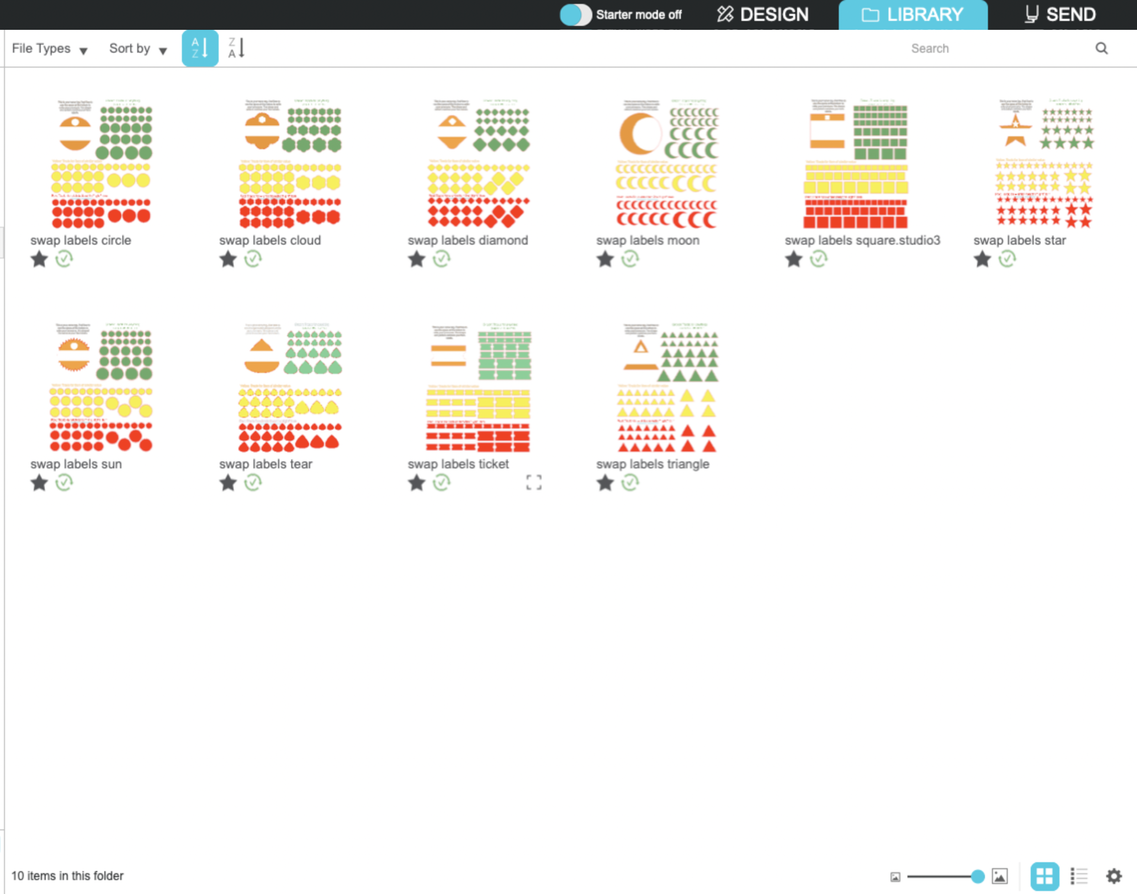 Swap Facilitation: Label Sheet Print & Cut Files (Silhouette Studio) by ...