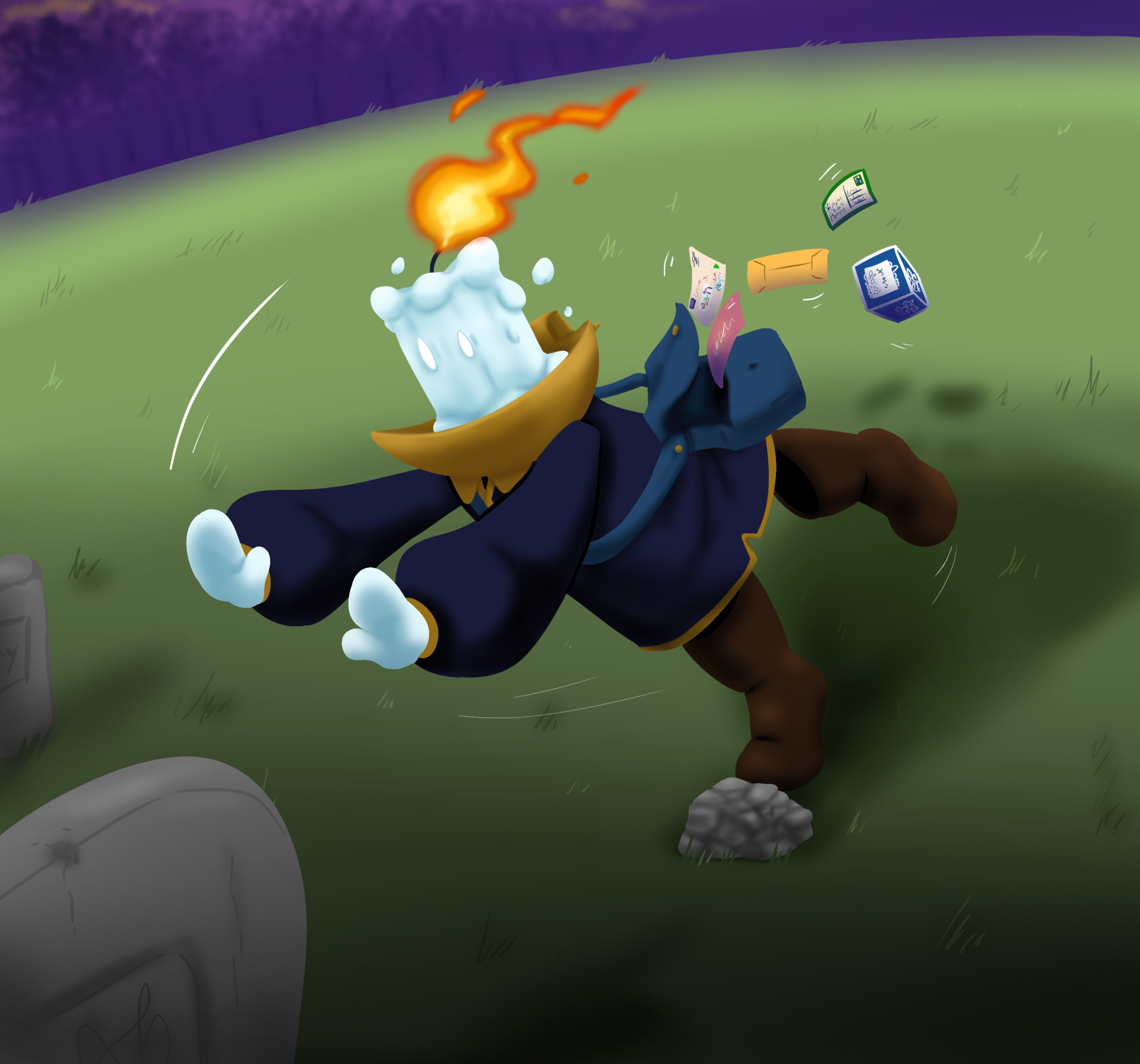 Passed on Postage by Kalalla, espedrawsthings, June Brice