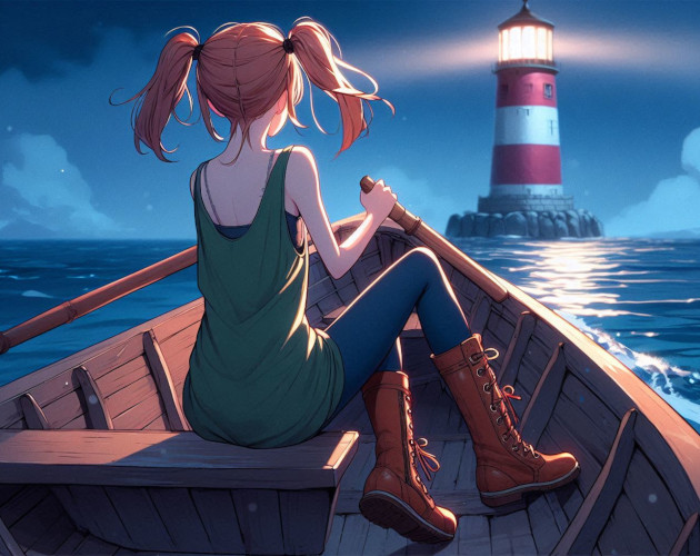 Flora's Red Lighthouse Green Lighthouse by Vmpwje