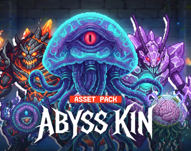 50 RPG Dungeon Monsters - Pixel Art Enemy Pack by LunaScript