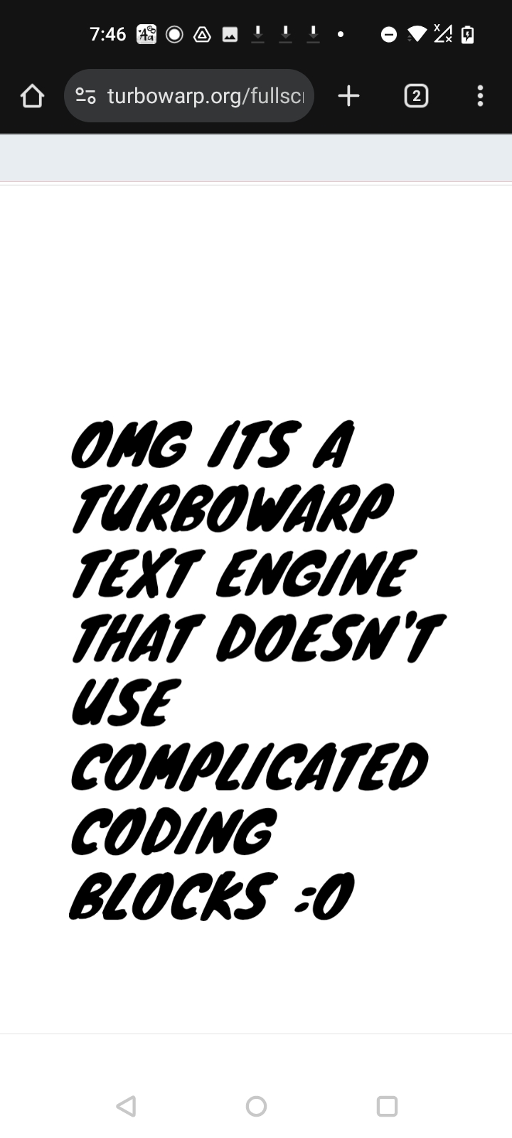 Comments - Turbowarp Animated Text Engine 1.1 by ThatOneIdiotFoxKid