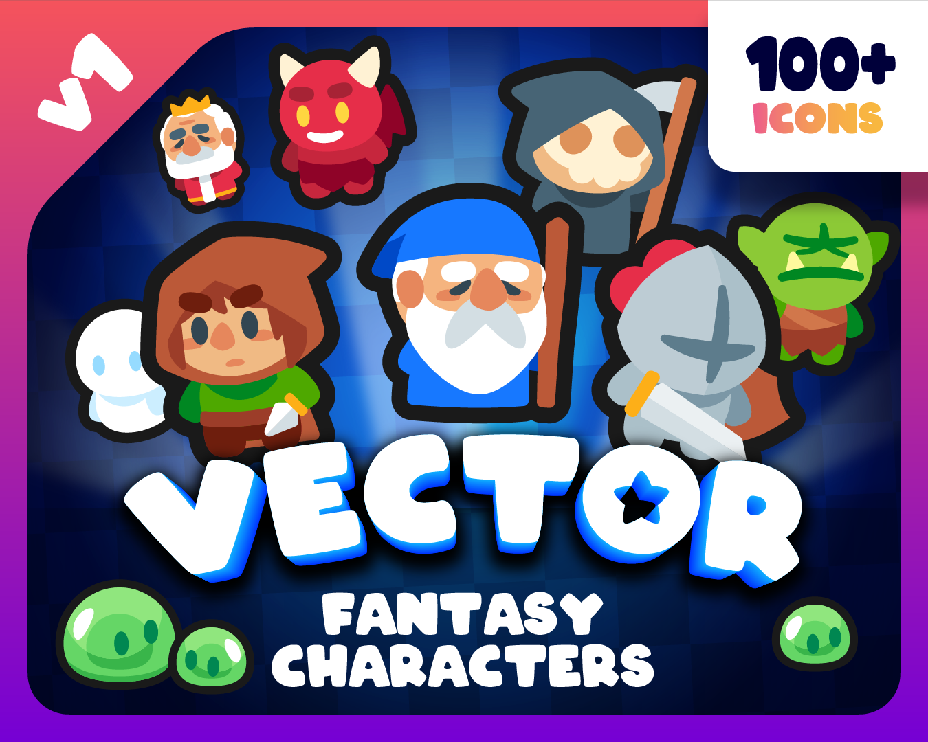 Vector Fantasy Characters by RhosGFX