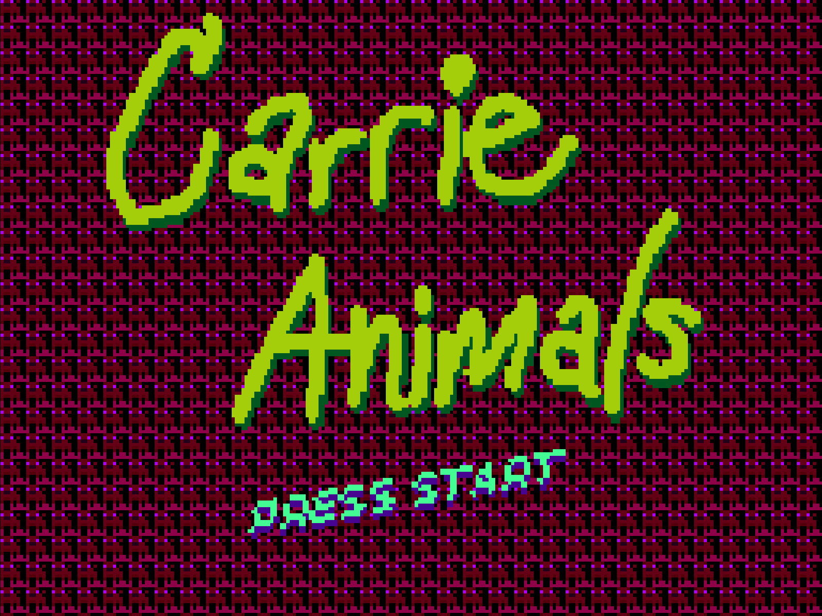 Carrie Animals by Matthew