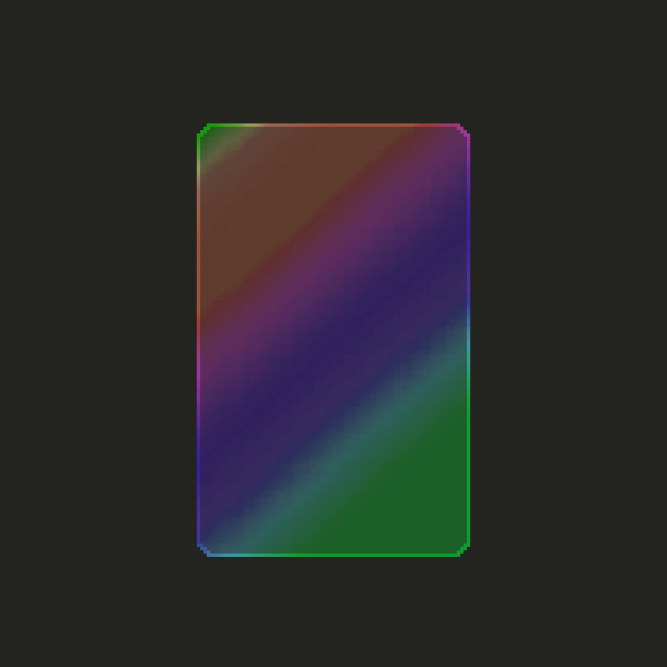 Rainbow Shine Card Animation Effect by Hanker