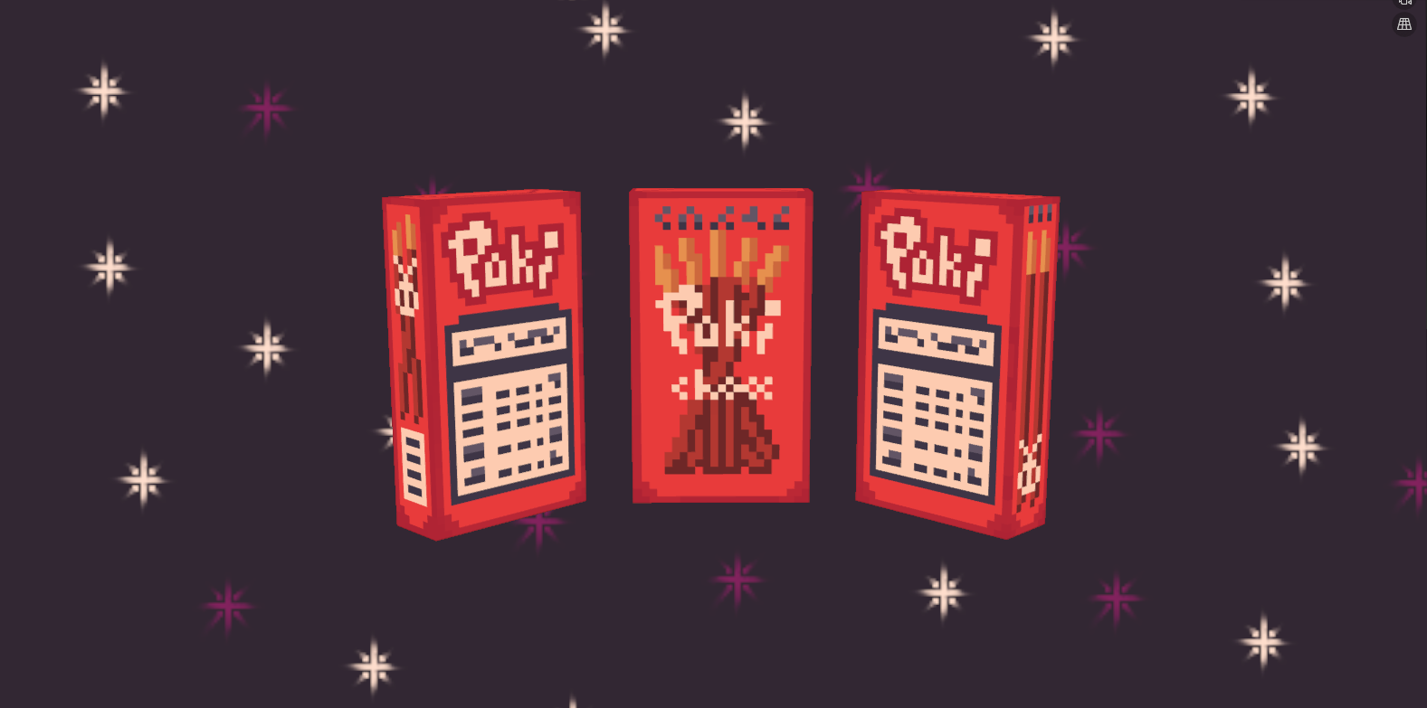 Low Poly Pocky Box by Sinclarity