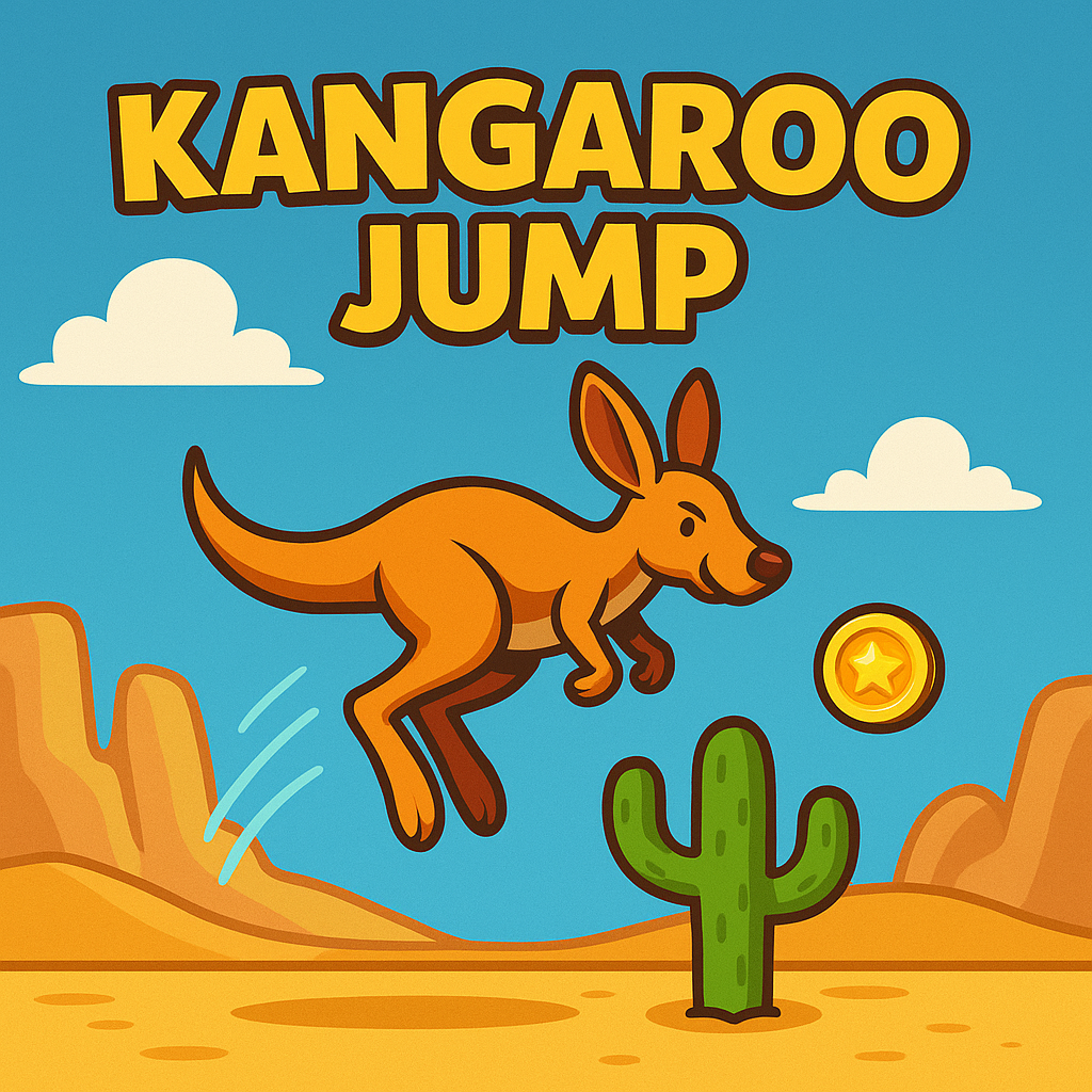 Kangaroo Jump by Dadoart