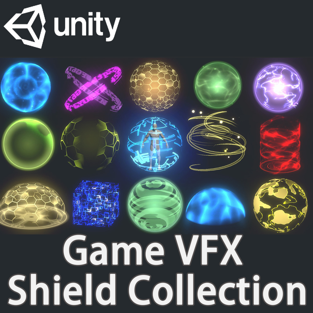 Unity Game VFX - Magic Shield Collection by Eric Wang_Unity VFX Artist