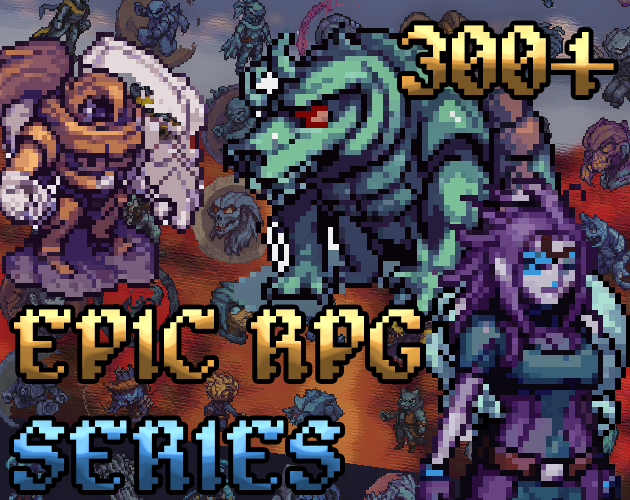 300+ Enemy Sprites and Badges by BitWanderer