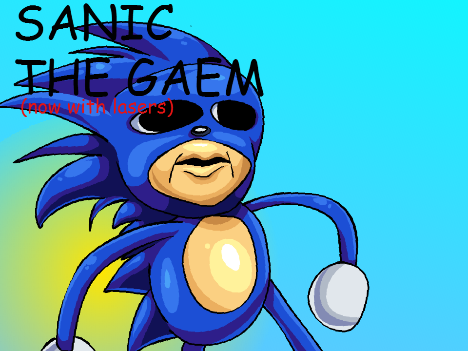 SANIC teh GAEM by RaposaGames400
