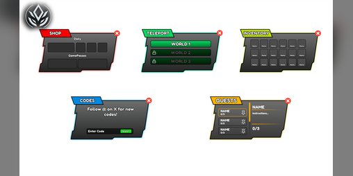 Modern Roblox UI Pack - 5 GUIS by Ryvion Studios