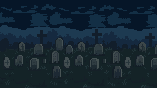 Cemetery Background -Pixel art by NeoPixelBoyCo