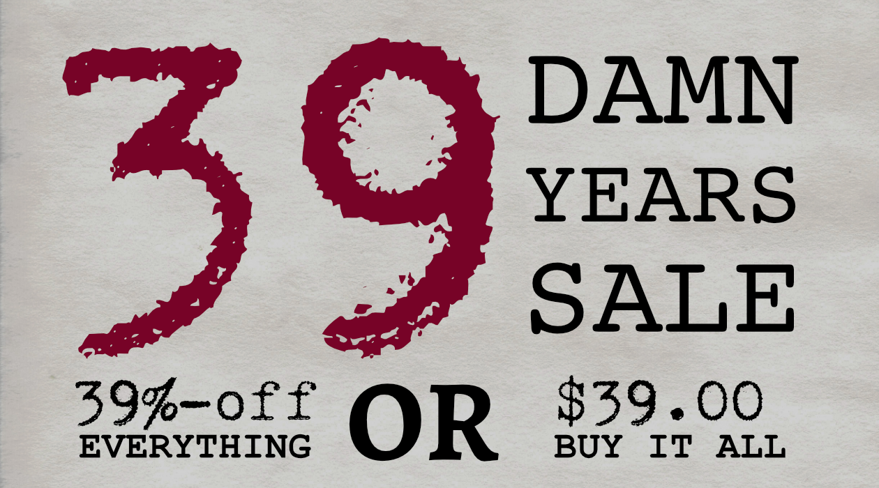 39 Damn Years Sale by NotWriting - itch.io