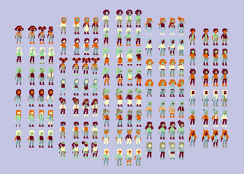 pixel people EXPANDED !! by detreatus