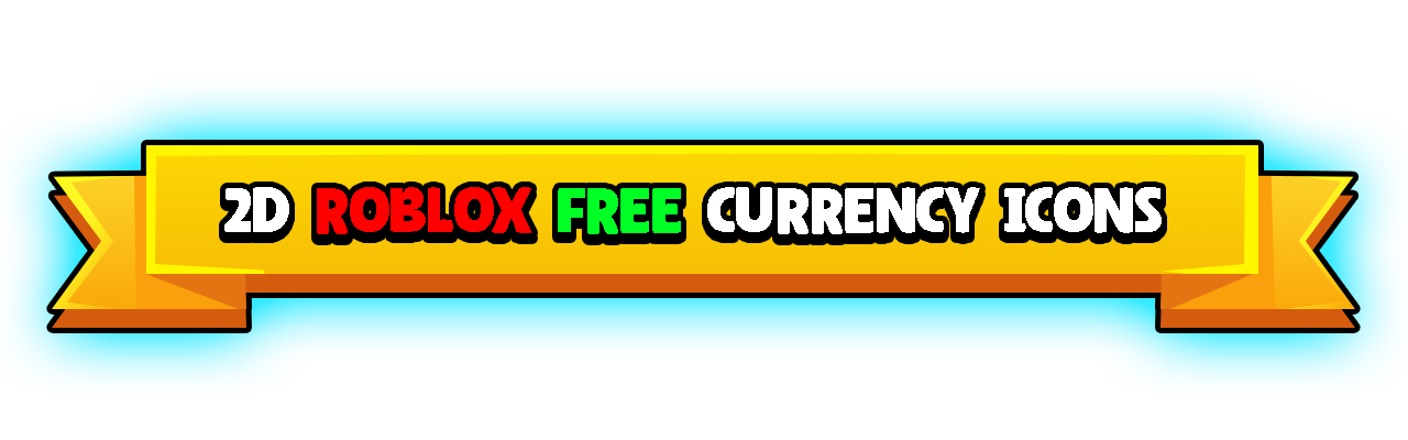 2D Roblox Free Currency Icons by Filwarka